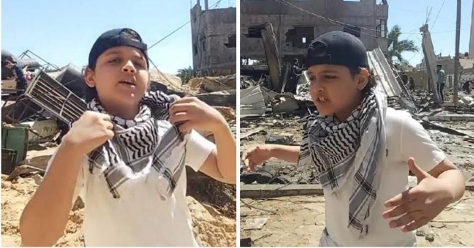 WATCH: 12-Year Old Rapper From Palestine Describes Situation With A Song