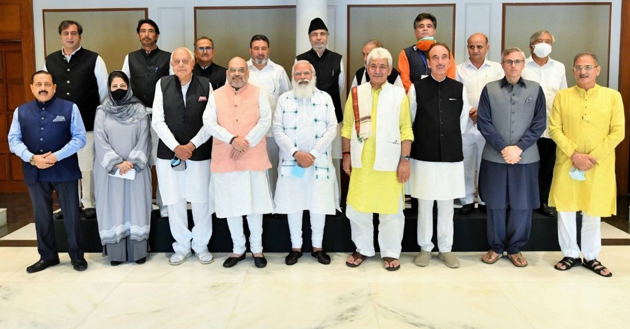 PM Modi Meets Jammu And Kashmir Leaders, Reviewed Future Elections