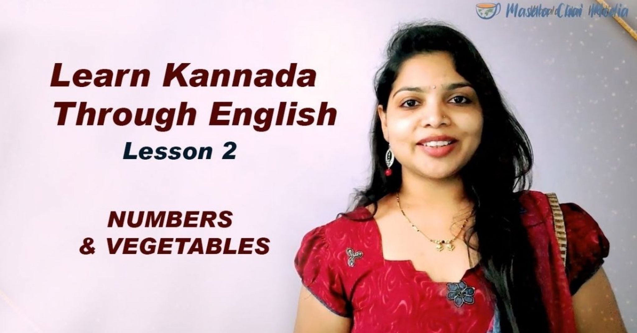 Learn Kannada through English Lesson 2 | Numbers and Vegetables